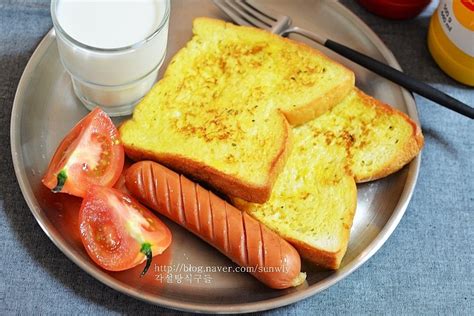 프렌치토스트 간단한 토스트 만들기