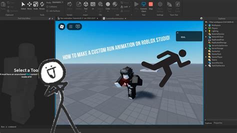 How To Create A Custom Run Animation On Roblox Youtube