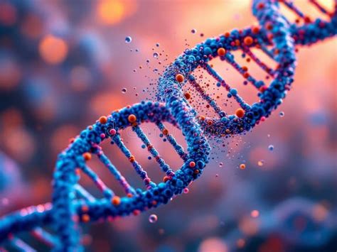 Visualizing Dna Mutation In Detail Stock Illustration Illustration Of