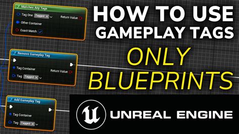 Unreal Engine 54 Gameplay Tags How To Add Remove And Match With Blueprints Tutorial