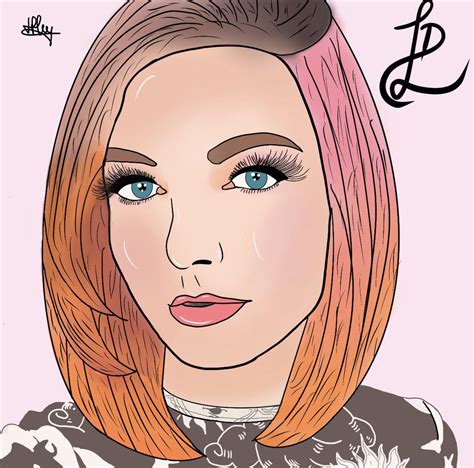 I Drew This Vector Portrait Of Lizzie Hope You Guys Like It You Can Do Whatever You Want With