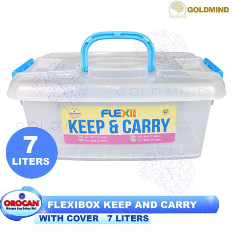 Orocan Flexibox Keep And Carry With Cover 7 LITERS Gold Mind Shopee Philippines