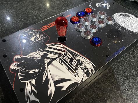 Made A Vader Themed Arcade Stick Controller Did It Turn Out Well R