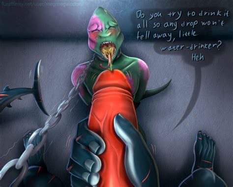 Rule 34 Amphibian Blush Bodily Fluids Chains Chameleon Collar Drinking Drinking Urine First