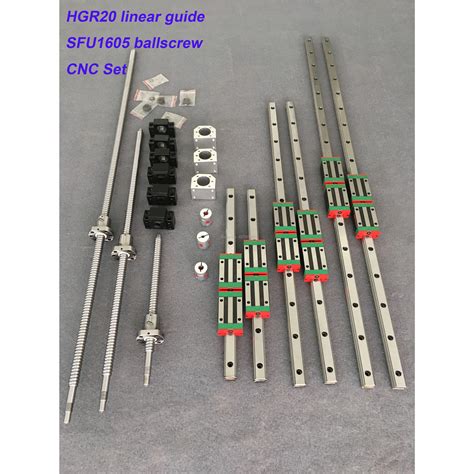 Sets HGR Square Linear Guide Rail HGR Mm SFU Ballscrews