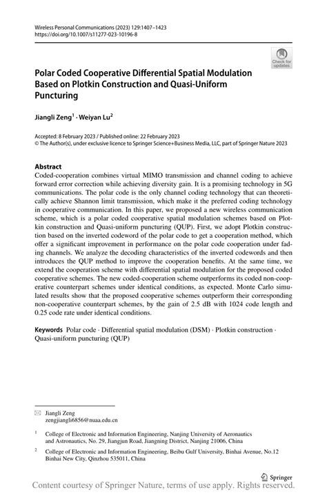 Polar Coded Cooperative Differential Spatial Modulation Based On