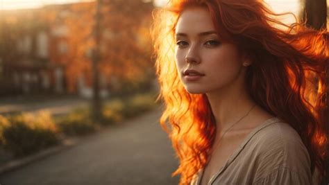 Premium Photo The Redhead