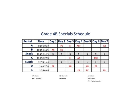 Class By Class Specials 4b Ar Fr Pdf