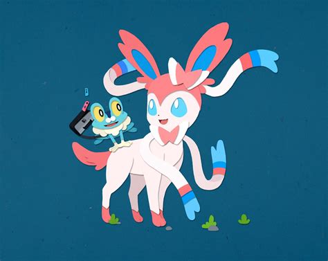 Pokemon Sylveon And Froakie