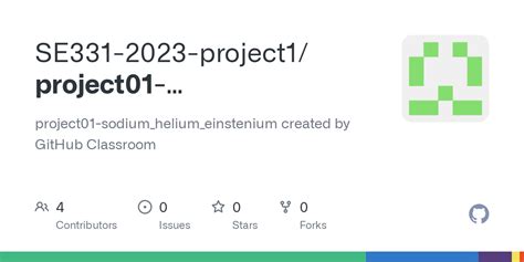 Github Se331 2023 Project1project01 Sodiumheliumeinstenium