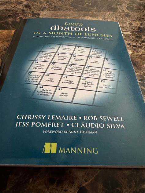 Got A Hard Copy Of Dbatools In A Month A Must Read For Anyone Looking