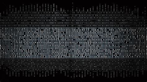 Black Background With Binary Code Binary Picture Binary Technology
