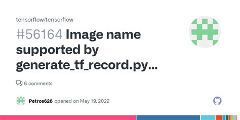 Image Name Supported By Generate Tf Record Py Script Issue Tensorflow Tensorflow Github