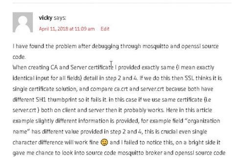 Mosquitto MQTT Broker SSL Configuration Using Own Certificates