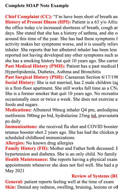 Soap Note Guide And Real Example For Nurse Practitioners Physician Assistants Providers And