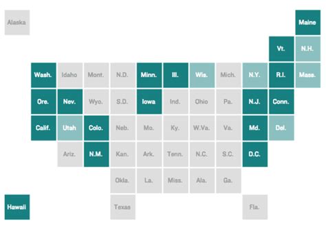 Data Visualization Strategies Using Tile Grid Maps Geography Realm