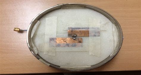 Fabricated Rectangular Dual Patch Antenna Download Scientific Diagram