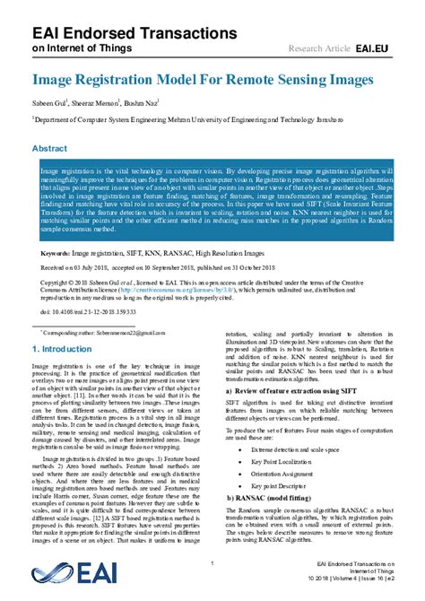 Pdf Eai Endorsed Transactions On Internet Of Things Research