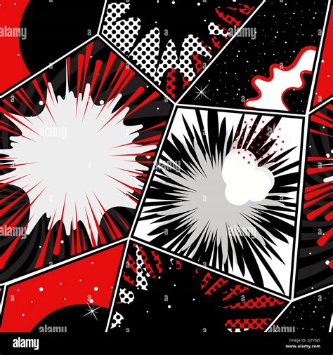 Red Explosion Art