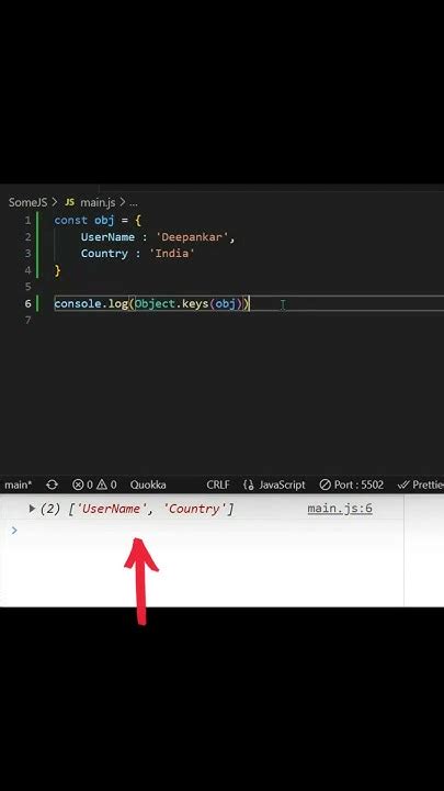 How To Find Object Keys And Values Without Knowing Names In Javascript Shorts Javascript Youtube