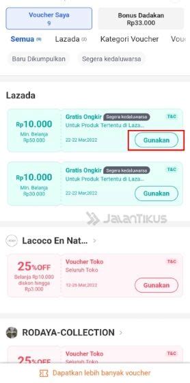 Cara Mengambil Voucher Di Lazada