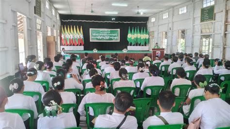 ဖျာပုံမြို့၌ ၂၀၂၂ ၂၀၂၃ ပညာသင်နှစ် ခရိုင်အဆင့် အထက်တန်းနှင့် အလယ်တန်းဆင့