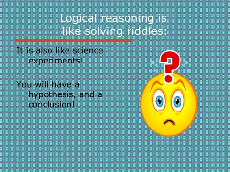 Logical Reasoning Algebra 1 Ppt Programming Languages Computing