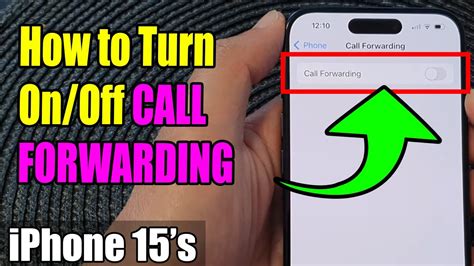 Iphone 15 15 Pro Max How To Turn On Off Call Forwarding Youtube