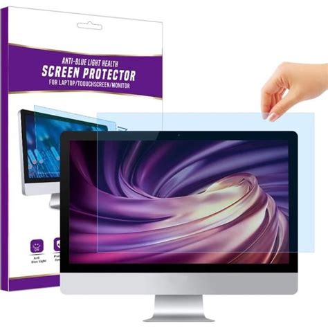Amovible Filtre Anti Lumière Bleu Premium Pour 24 Moniteur Protection