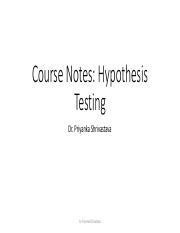 Hypothesis Testing Essential Course Notes For Effective Course Hero Hypothesis Testing Essential Course Notes For Effective Course Hero