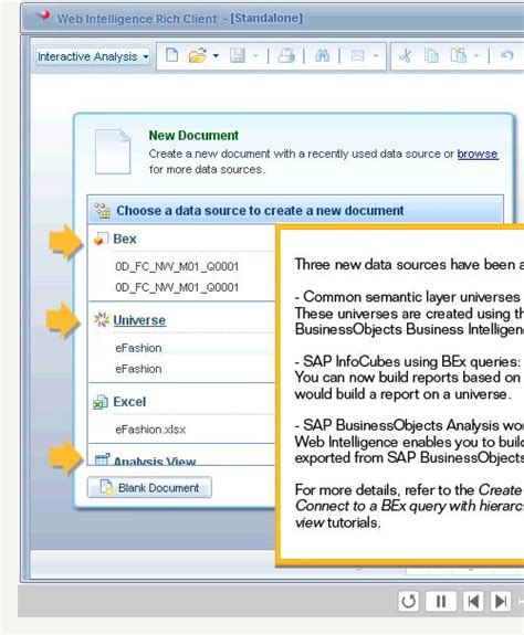 Deploying Excel As Data Source In Webi Bo 40 Building Semantic Layer Businessobjects Board