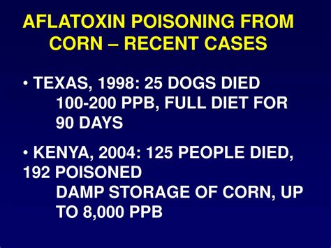 Ppt Aflatoxin Contamination Occurrence And Management Powerpoint Presentation Id3770672