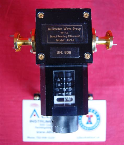 Arv E Millimeter Wave Group Direct Reading Attenuator Wr 12 Alltest Instruments
