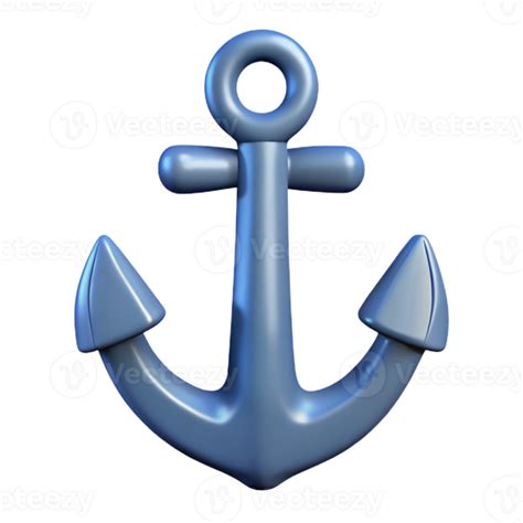 Picturesque Intense Avant Garde Simple Outline Of An Anchor Clean Lines Flat Color Single