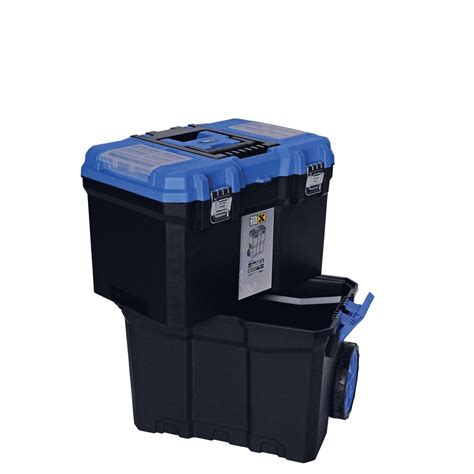 Подвижна кутия за инструменти с 2 отделения 64х49х34 5 см