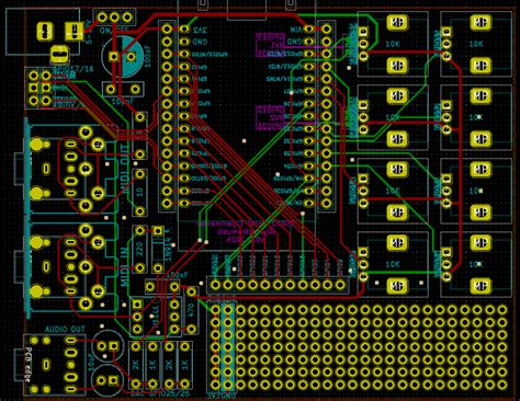 Esp32 Wroom Mozzi Experimenter Pcb Design Simple Diy Electronic Music