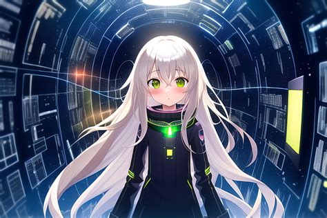 Wallpaper Girl Astronaut Spaceship Anime Hd Widescreen High