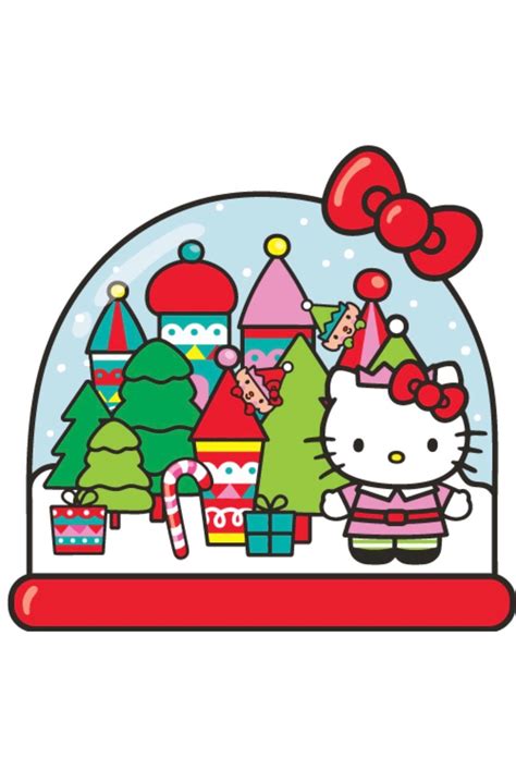 Hello Kitty Snow Globe Dtf Etsy