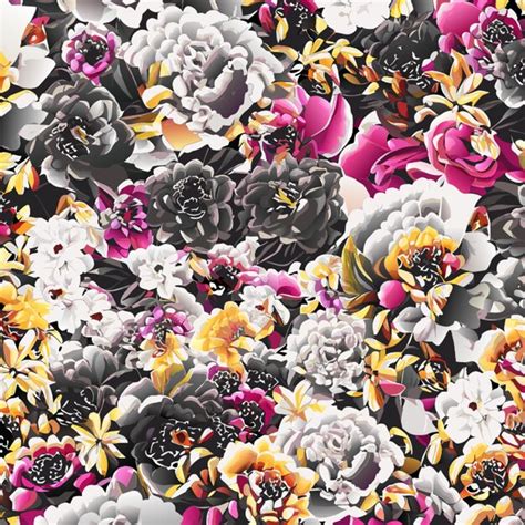 Flowers Pattern Vector Illustration Premium Ai Generated Vector