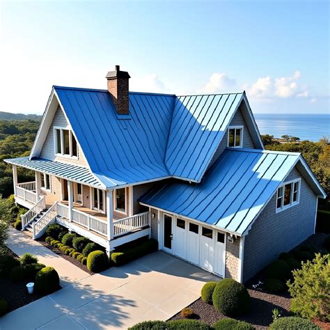 20 Houses With Blue Metal Roofs For Inspiration