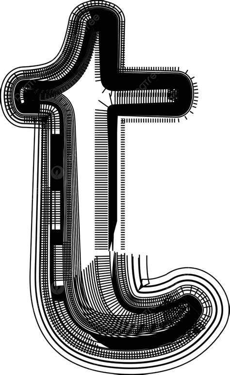 Font Illustration Letter T Typographic Text Calligraphy Vector Typographic Text Calligraphy