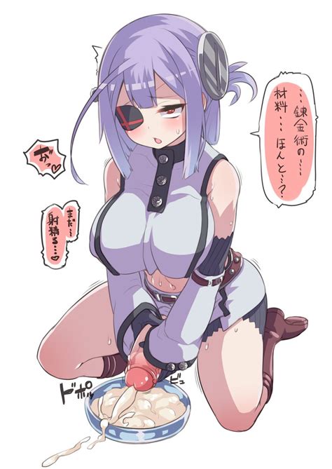 Rule 34 1futa Bare Shoulders Blush Bowl Breasts Combat S Ko Cum Cum