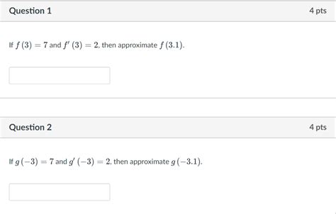 Solved Tangent Line Problems Use A Tangent Line To Chegg Com