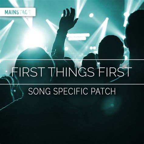 First Things First Mainstage Patch Is Now Available Sunday Sounds