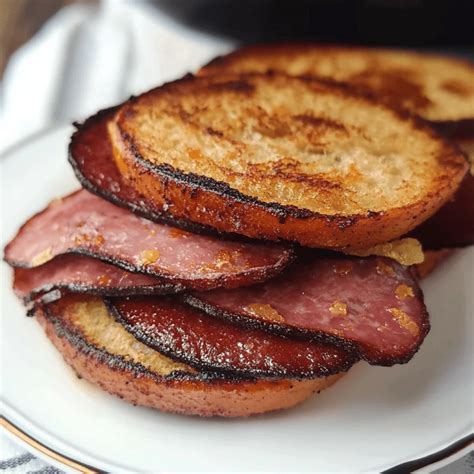 Fried Bologna Sandwiches