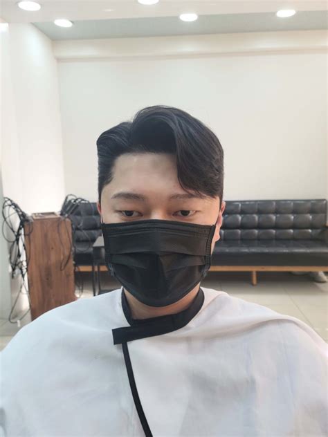 남자 가일펌 옆머리누르기 가일컷 다운펌 적당한 길이는 네이버 블로그
