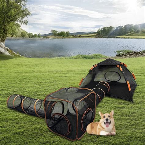 Outdoor Cat Playpen Cat Cube Tent Lage Outdoo Play Cube 2025 New Pet