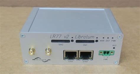 Advantech Lr77 V2 Libratum Lte 2 Port Industrial Cellular Router Bb Lr2l710021