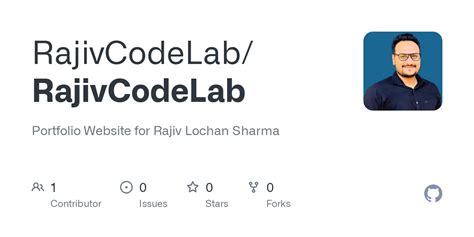 Github Rajivcodelab Rajivcodelab Portfolio Website For Rajiv Lochan Sharma