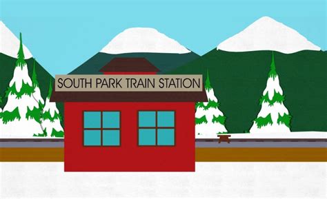South Park South Park Train Station Background By The Highway Railfan